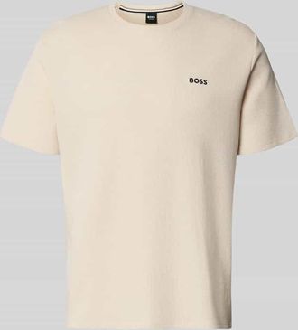 HUGO BOSS Regular Fit T-Shirt aus Baumwoll-Mix