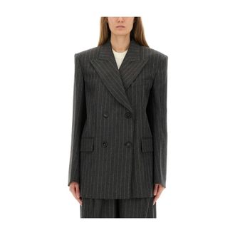 Sportmax Damen, Jacken, Schwarzk, XSGr&ouml;&szlig;e
