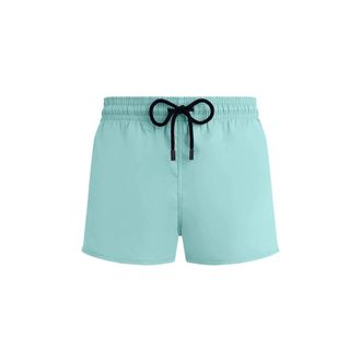 Vilebrequin Kurze und figurbetonte Einfarbige Stretch-Bademode f&uuml;r Herren - - Swimwear - Herren - Blau - L