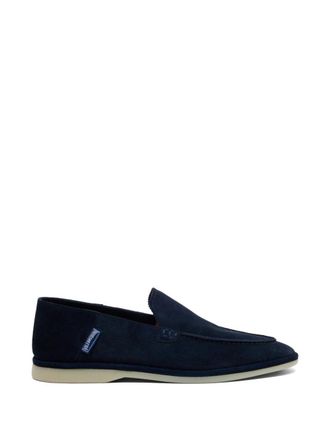 Vilebrequin Mens Loafers Blue Leather