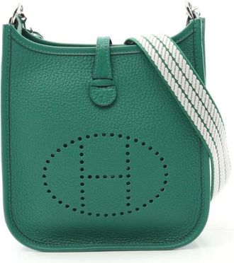 Hermès sac à bandoulière Evelyne I TPM (2024) - Vert