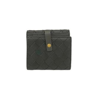 Bottega Veneta Portefeuille en cuir Pre-owned - Femme - Pre-owned - Gris - Taille: ONE Size