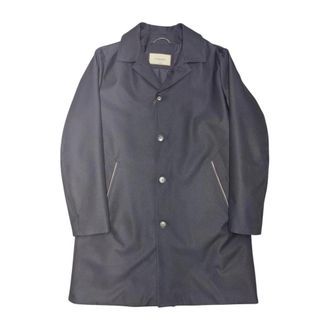Canali Einreihiger Mantel - - Coats - Herren - Grau - L
