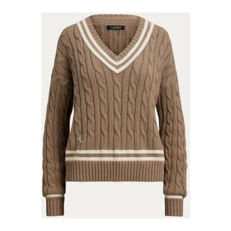 Ralph Lauren Femme, Pulls, Brun, Taille: 38 FR Tedurph Long Sleeve Pullover