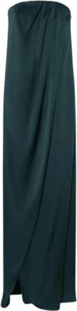 Max Mara Robe longue Msefumi - Femme - Robes - Vert - Taille: 36 FR