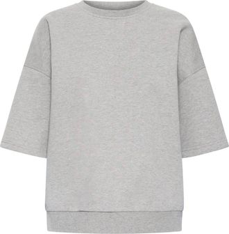 Ichi Ichi, Femme, Sweatshirts et sweats &agrave; capuche, Gris, Taille: 44 FR SweaT-shirt
