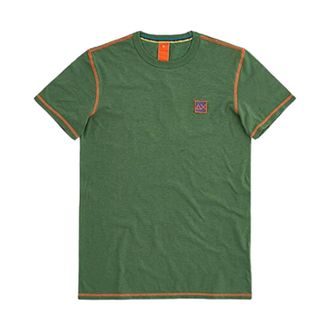 Sun 68 Gr&uuml;nes Baumwoll-T-Shirt Kurzarm - - Tops - Herren - Gr&uuml;n - M