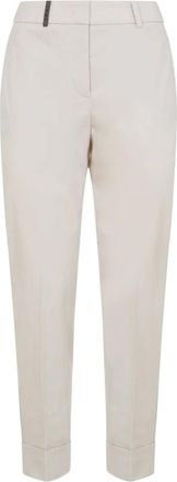 PESERICO Femme, Pantalons, Beige, Taille: 42 FR Pantalon Slim-fit