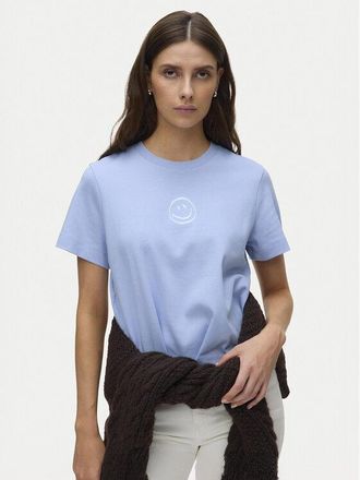 Vero Moda T-Shirt Sara 10311633 Himmelblau Regular Fit
