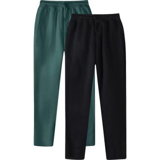 Generic Hose Herren - Herren Freizeithose L&auml;ssige Jogginghose Mit Schn&uuml;rbund Seitentasche Bequeme Sportliche Alltagshose Baumwollmaterial 2St&uuml;cke