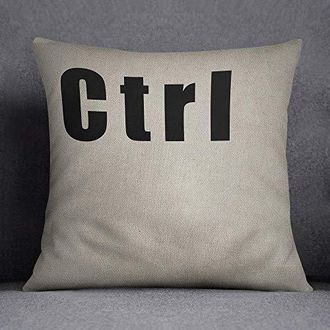 Bonamaison Le Jardin du Lin Kissenhüllen, Cotton, Mehrfarbig, 45x45