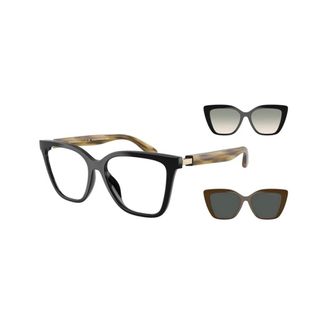 Emporio Armani Femme, Accessoires, Noir, Taille: 54 MM Lunettes Authentiques avec Service Haut de Gamme