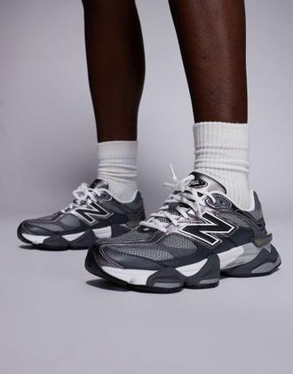 New Balance 9060 - Baskets - Gris fonc&eacute;