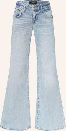 7 For All Mankind Flared Jeans Low Flare blau
