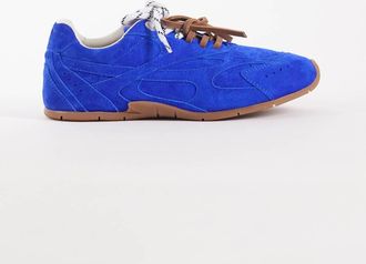 Bronx Myr-aa - Baskets en daim - Bleu &eacute;lectrique