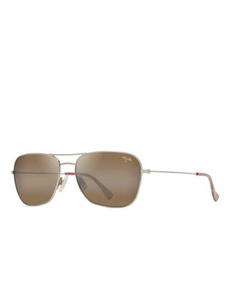 Maui Jim Naauao Pilotenbrille - Silber