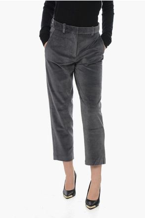 Circolo 1901 Straight Leg Velvet Pants size 46