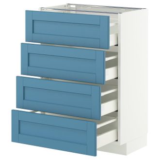 IKEA METOD / MAXIMERA Unterschr., 4 Fronten/4 Schubladen