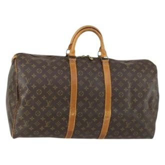 Louis Vuitton Sac Week-end Vintage Pre-owned - Femme - Pre-owned - Brun - Taille: ONE Size