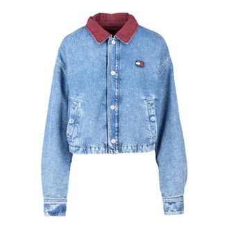 Tommy Jeans Femme, Vestes, Bleu, Taille: 40 FR Denim Jacket