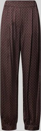 Jake*s Loose Fit Weite Hose mit Allover-Muster