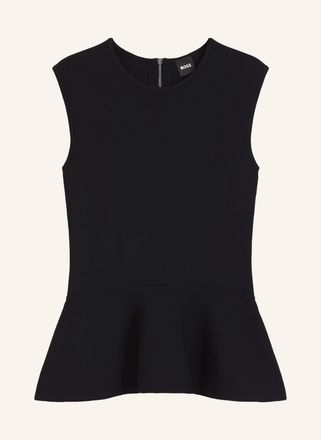 HUGO BOSS Jerseytop Fillo schwarz