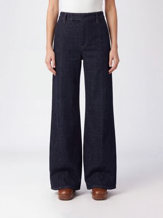 Brunello Cucinelli High-Waist Wide-Leg Jeans The Kick It aus Denim