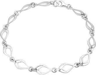 Elli Armband Damen Feder Boho in 925 Sterling Silber