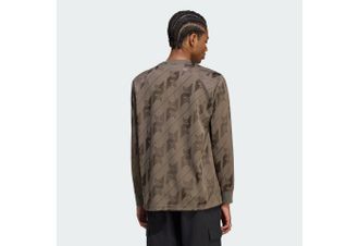 adidas Originals Langarmshirt JACQUARD TREFOIL JERSEY, LANG&Auml;RMELIG (1-tlg)