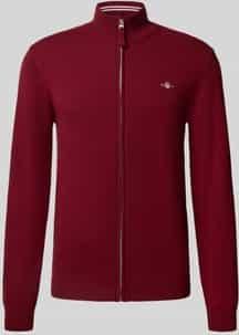 GANT Strickjacke mit Reißverschluss