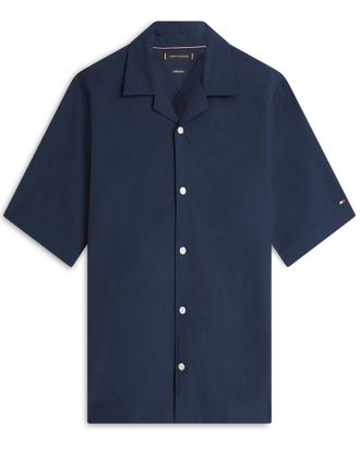 Tommy Hilfiger Leichtes Seersucker Performance Kurzarmhemd mit Streifen in