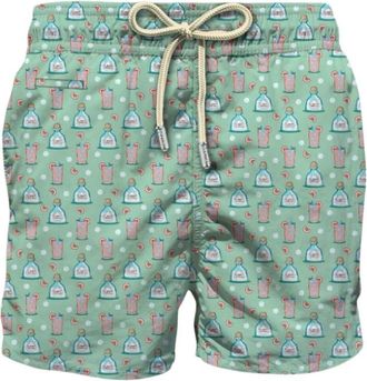 Saint Barth Homme, Maillots de bain, Multicolore, Taille: L Lighting Swim Shorts