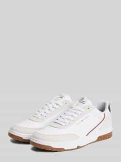 Tommy Hilfiger Sneaker aus echtem Leder mit Logo-Schriftzug