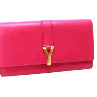 Saint Laurent Portefeuille Vintage Pre-owned - Femme - Pre-owned - Rose - Taille: ONE Size