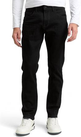 Tom Tailor Herren 1047978 TTJOSH Regular Slim Jeans mit Stretch, 10240-Black Denim, 31W / 32L