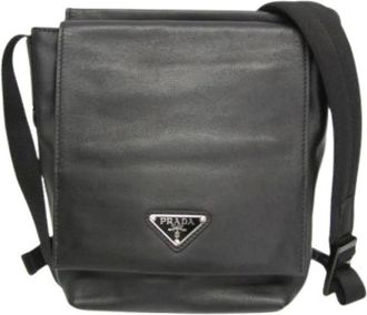 Prada Sac bandouli&egrave;re vintage Pre-owned - Homme - Pre-owned - Noir - Taille: ONE Size