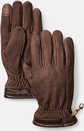 Timberland Winter Hill Nubuklederhandschuh in Braun, Braun, Gr&ouml;&szlig;e