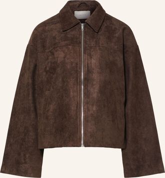 Neo Noir Neo Noir Jacke Titan In Lederoptik braun