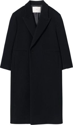 Dunst Homme, Manteaux, Noir, Taille: S Maxi Manteau Crois&eacute; en Laine