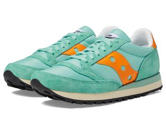 Saucony Herren Jazz 81 Sneaker, Blau/Orange, 9.5 Women/8 Men