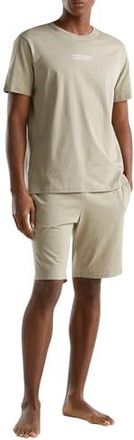 Benetton Bermuda 30964900b Bas de Pijama, Vert Militaire 0W9, M Hommes