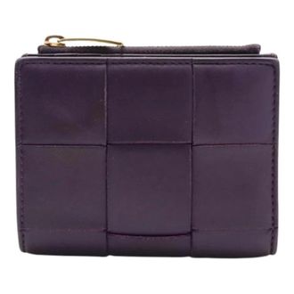 Bottega Veneta Pre-owned Cuir petite-maroquinerie - Femme - Pre-owned - Violet - Taille: ONE Size