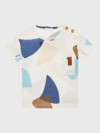 Benetton United Colors Of Benetton T-Shirt 3HVDA102C Wei&szlig; Regular Fit