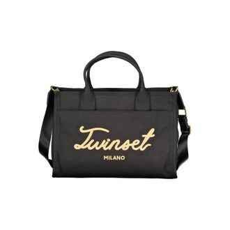 Twinset Nero Baumwoll Damen Tasche