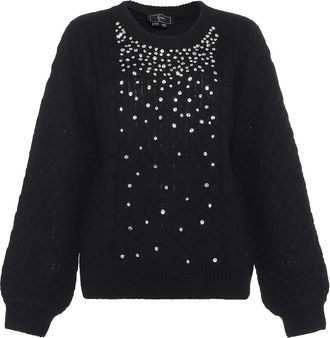 Faina Pullover Damen schwarz