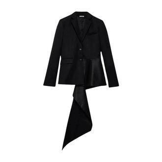 J.W.Anderson Ma&szlig;geschneiderte Jacke mit Wickel-Drapierung - - Jackets - Damen - Schwarzk - S