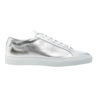 Common Projects Hochwertige Ledersneaker mit Goldcode - - Shoes - Damen - Grau - 40 EU