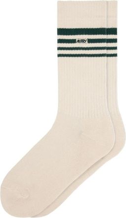Autry Chaussettes Logo Ray&eacute; - Homme - Sous-v&ecirc;tements - Beige - Taille: M