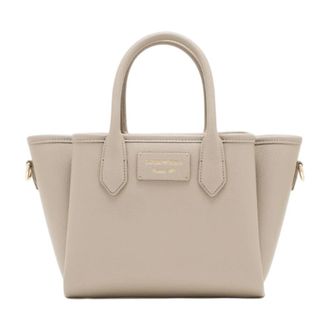 Emporio Armani Shopper Bag mit Palmellato-Finish - - Bags - Damen - Beige - ONE SIZE