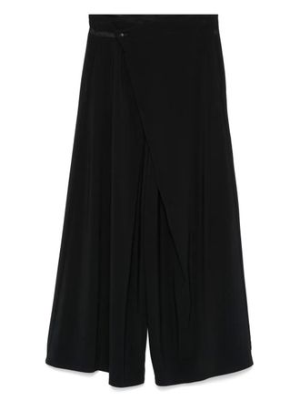 Andrea Ya'aqov pantalon ample crop - Noir